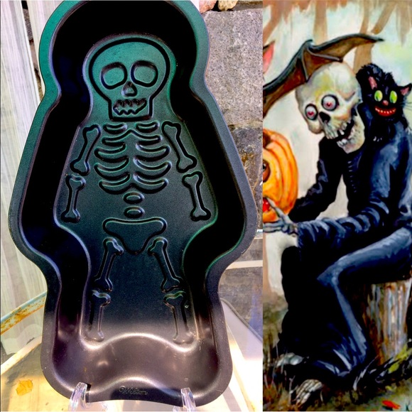 Halloween | Kitchen | Halloween Skeleton Bake Wear Or Jello Party Pan ...